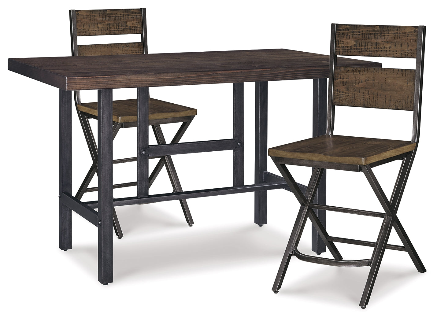 Kavara Counter Height Dining Table and 2 Barstools – Mr. Furniture ...